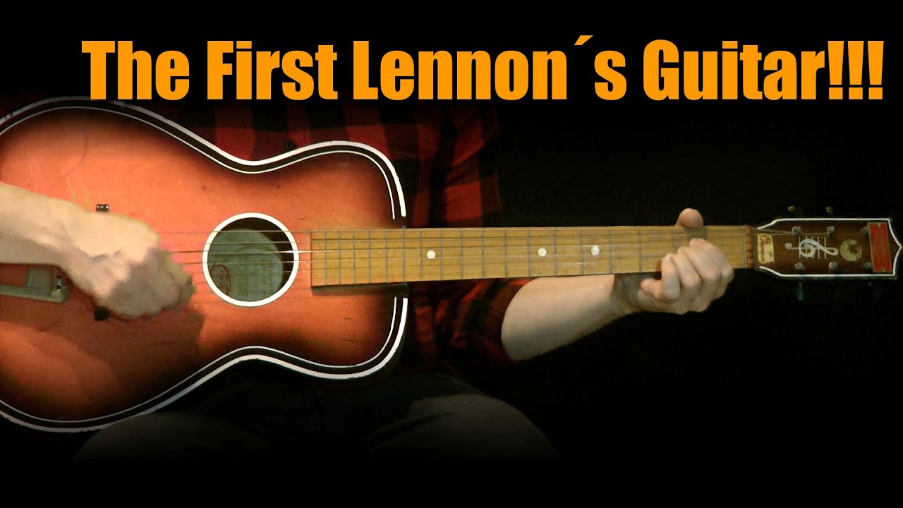 ALL ABOUT FIRST JOHN LENNON´S GUITAR - Facts, Dates and more!!!! - YouTube