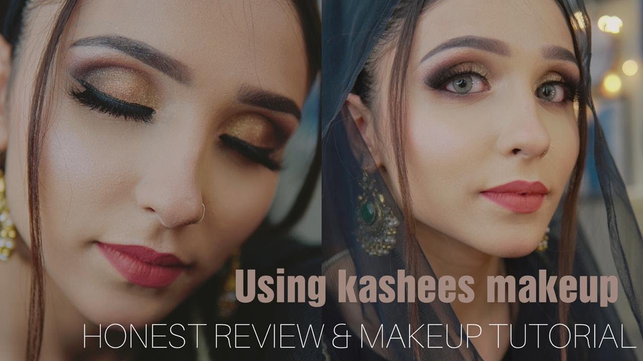 Wedding Make up tutorial using KASHEES || Honest review of kashees ...