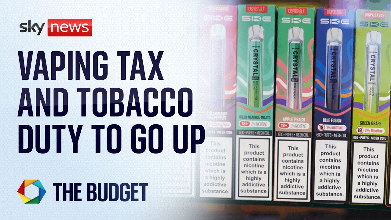 Tax on vapes to be introduced in 2026 | Budget 2024 - YouTube