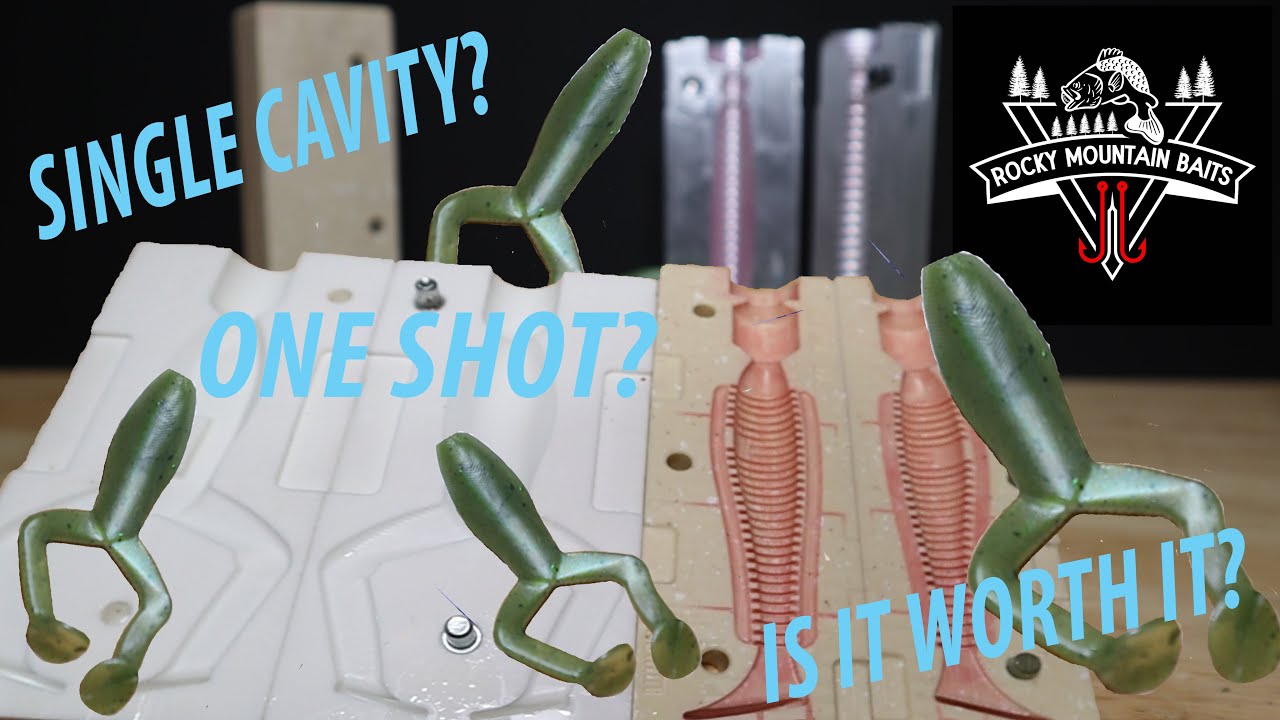 Making Soft Plastics With SINGLE Cavity Molds From eBay! - YouTube