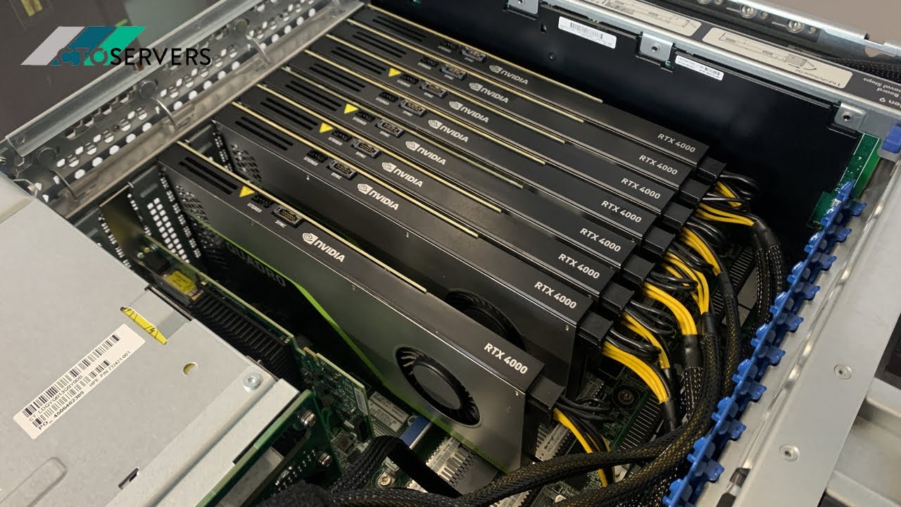 8 x NVIDIA Quadro RTX 4000 ! Rendering Server , HPC Server , 72 Core ...