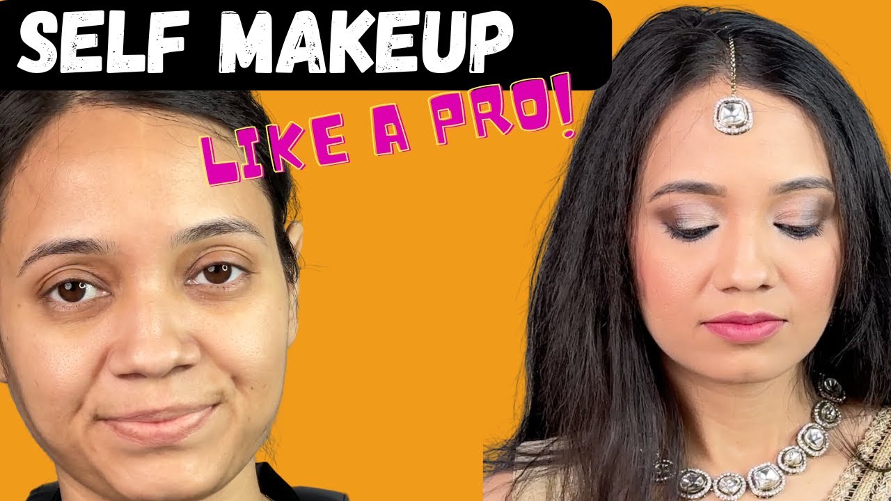 SELF MAKEUP like a PRO!! #makeup #makeuptutorial #makeupartist #bridal ...