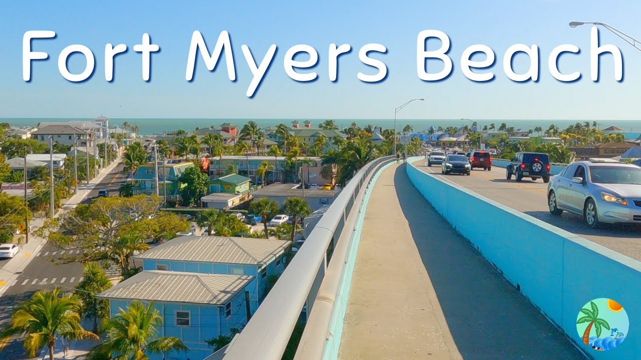 Fort Myers Beach Florida - Pier to the Matanzas Pass Bridge - YouTube