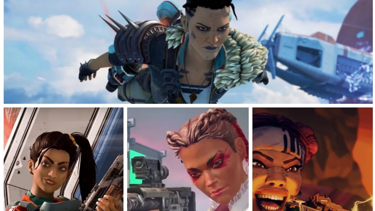 Apex legends the 4 crazy chics in ranking - YouTube