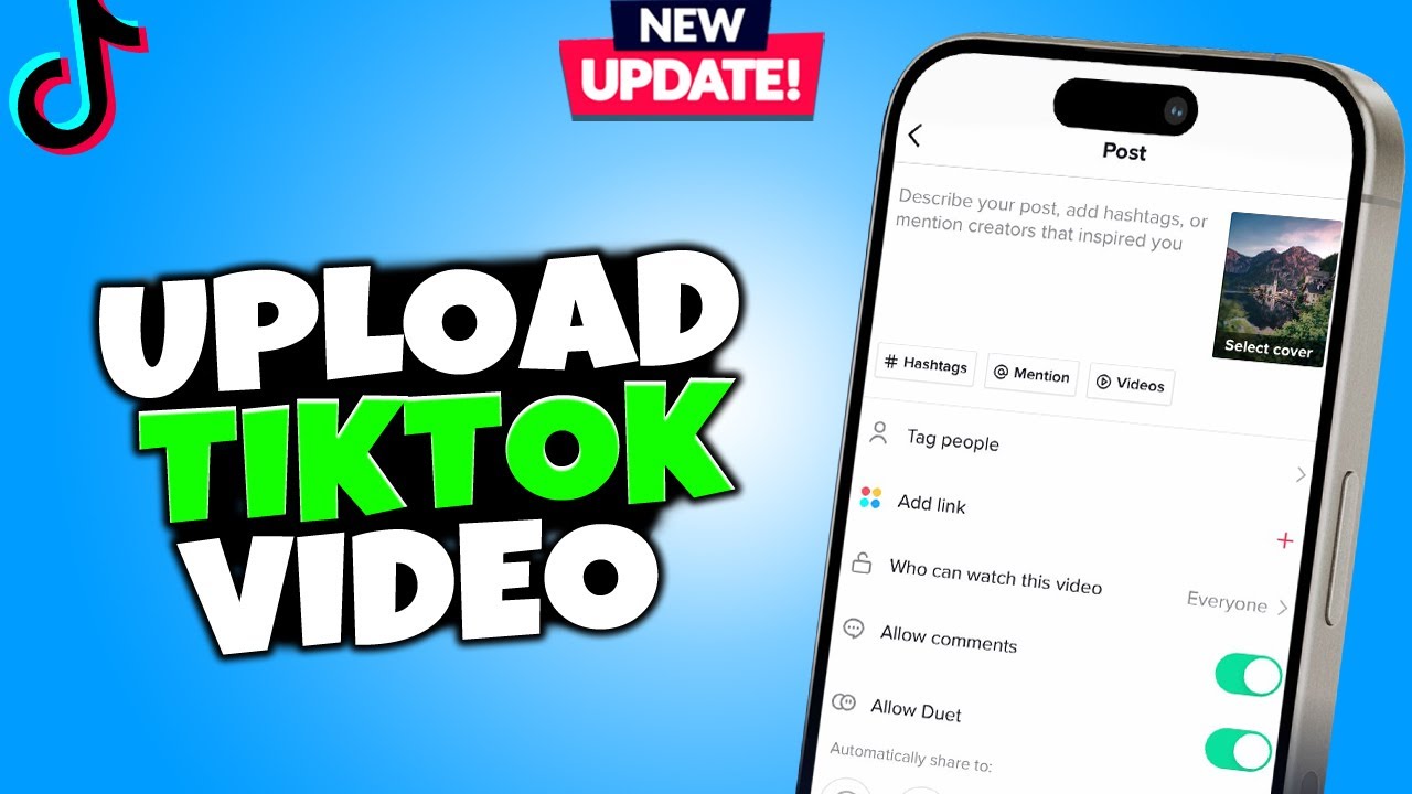How to upload TikTok video ( Step-by-Step ) - YouTube