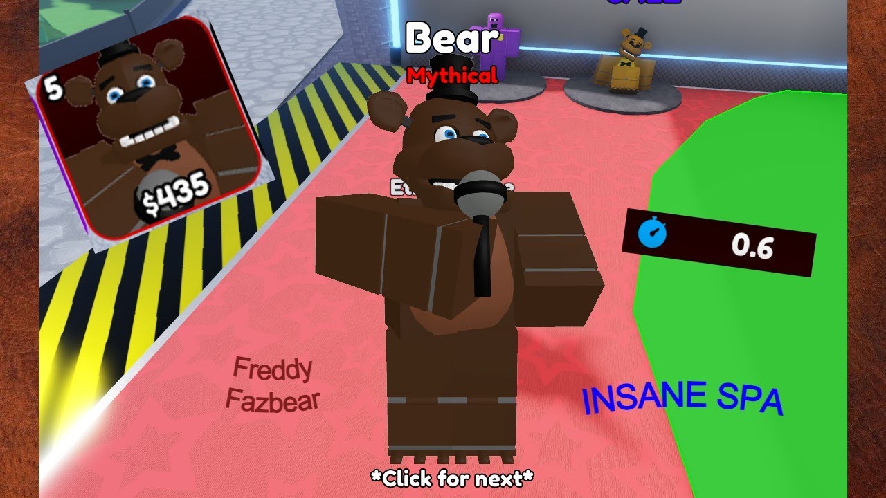 Freddy Fazbear Showcase (Meme Invasion) Roblox - YouTube
