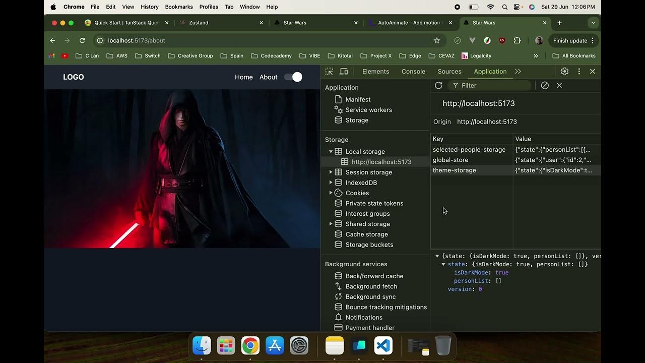 Starwars 004 - Sitio Web con React, Zustand, Tanstack Query y Autoanimate - YouTube