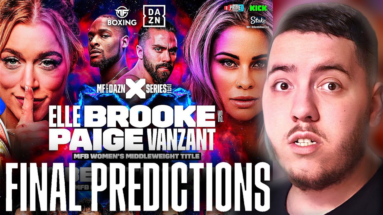 My FINAL Predictions For MISFITS 15... (Elle Brooke Vs Paige VanZant ...