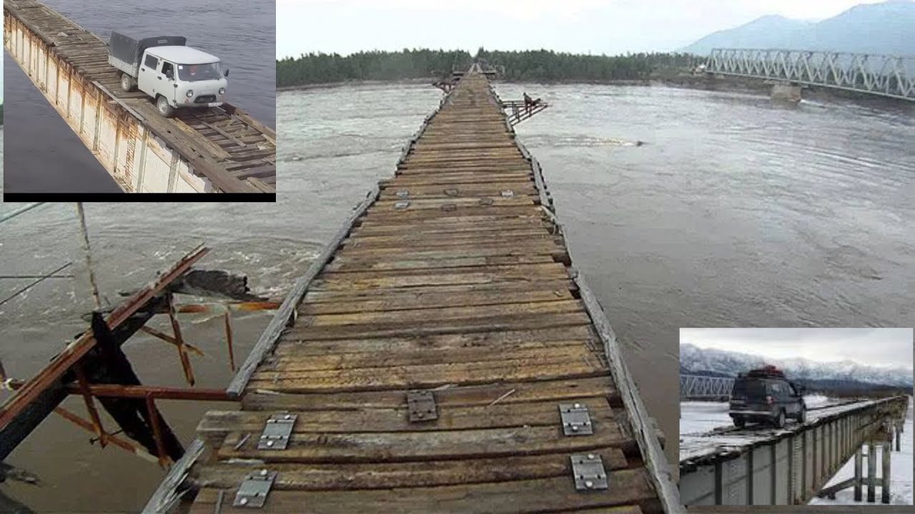The deadliest siberian river bridge - YouTube