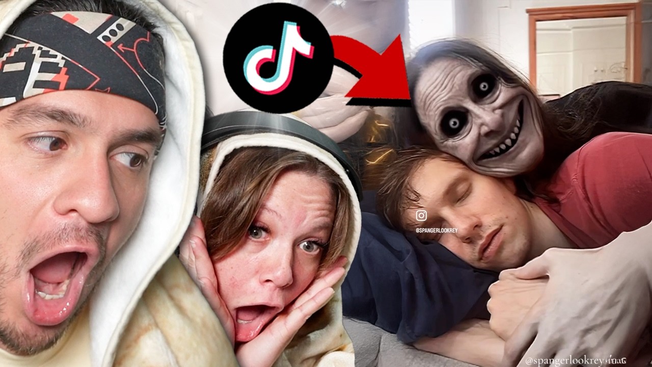 We Scared our New BABY - The SCARIEST Tiktoks in the WORLD w/GABBY ...