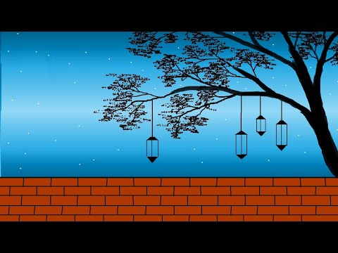 How to draw in compter || scenery drawing || microsoft paint || ms ...