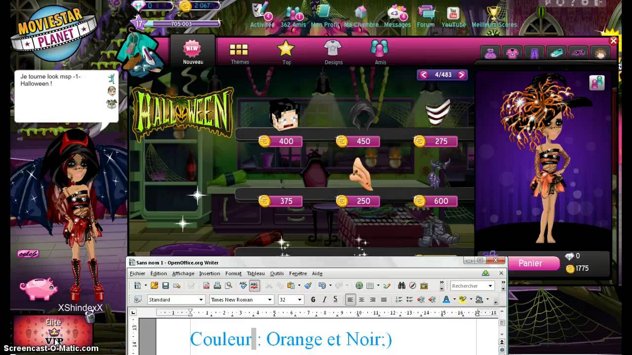 Look MSP THEME ( Halloween ) ♥ - YouTube