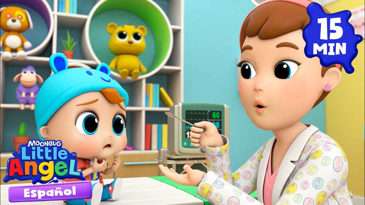Visita al doctor | Canciones Infantiles 🎵 Para bebés | Little Angel y ...