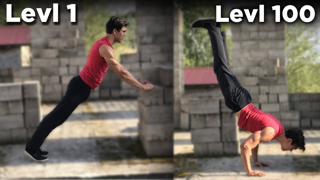 push ups from LeveL 1 To LeveL 100 (WHAT'S YOUR LEVEL?) - YouTube
