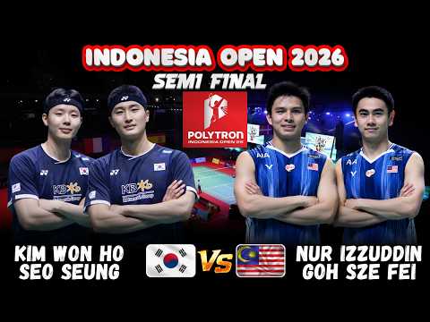 🔥 AMAZING🔥KIM Won Ho SEO Seung Jae vs GOH Sze Fei Nur IZZUDDIN | Badminton Indonesia Open 2026 SF