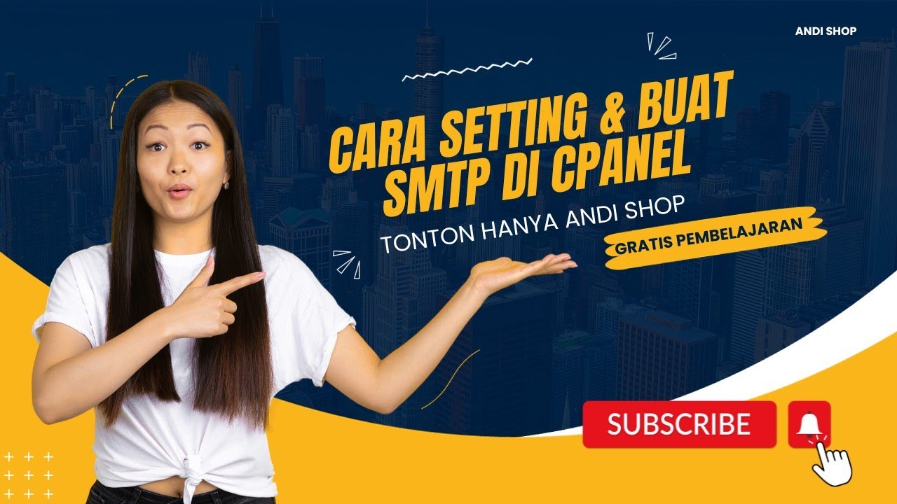 CARA SETTING & BUAT SMTP DI CPANEL - YouTube