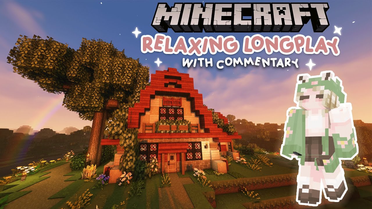 Minecraft Relaxing Longplay 🌷 Interior Decorating & Mining! [With ...