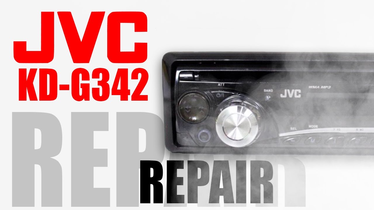 🛠 Simple repair of JVC KD-G342 Car Player. Disassemble JVC audio CD/MP3 ...