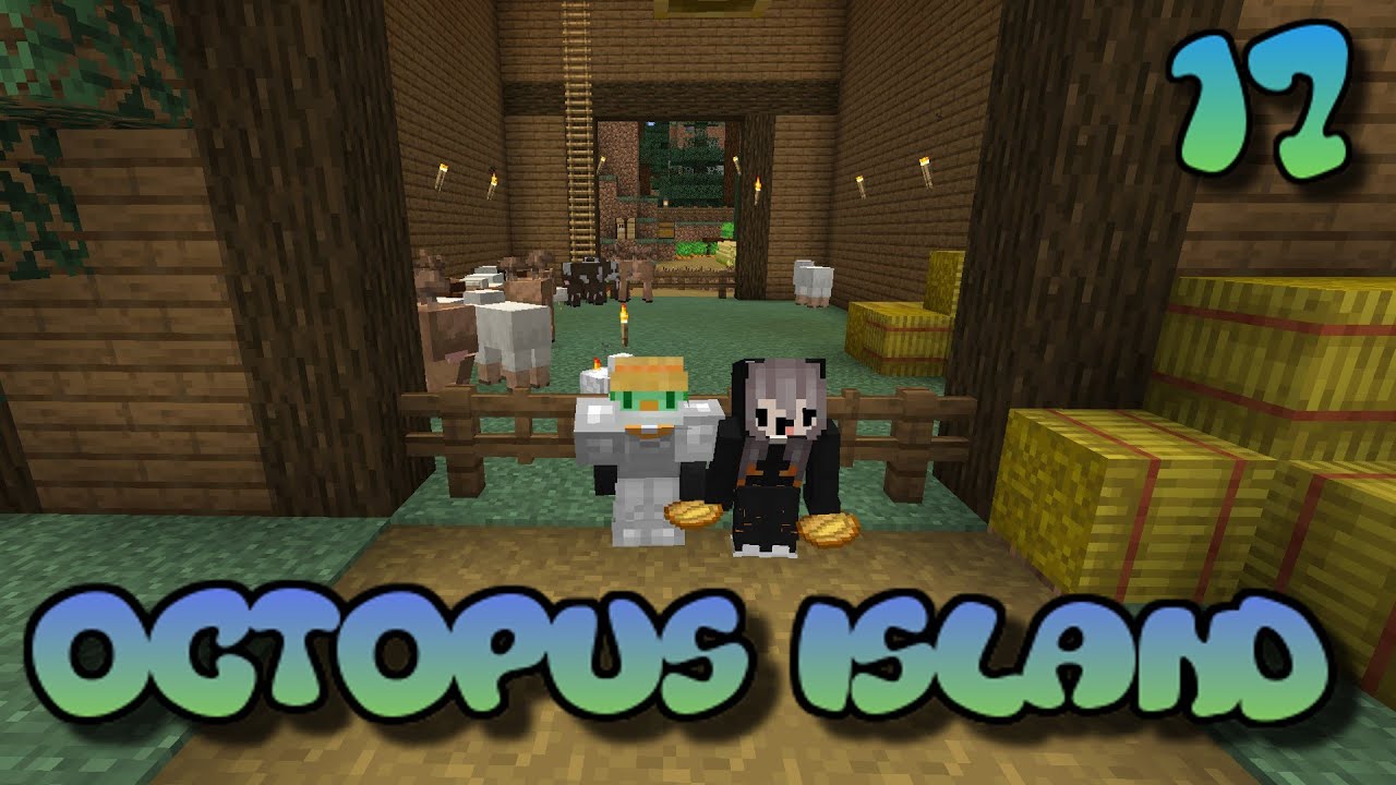 Minecraft: Octopus Island ~ bRij and bArn :D [17] - YouTube