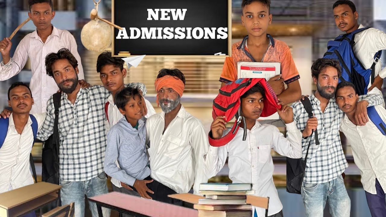 New Admissions l School Comedy l Free fire school main l S.S K.N 143 ...