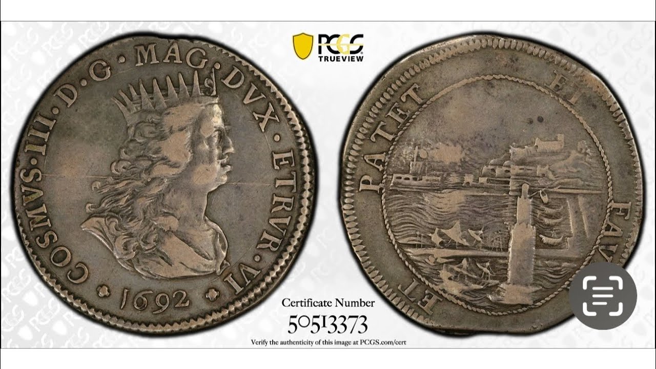 PCGS Unboxing: Two (2) 500 Year old World Coins: 1590 Piastre Dav-8389 ...