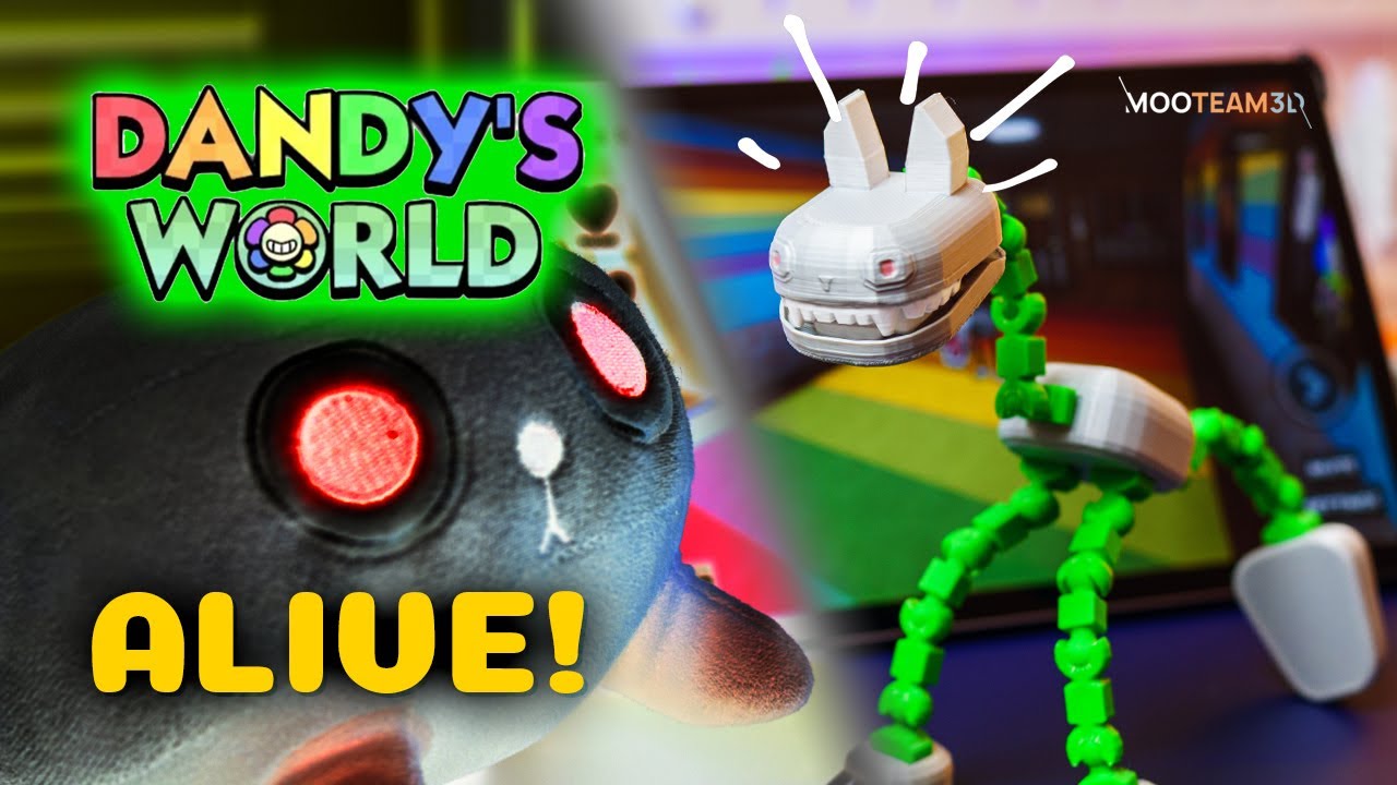 3D Printed Twisted Pebble Comes Alive! | From Game to Real Life (Dendy ...