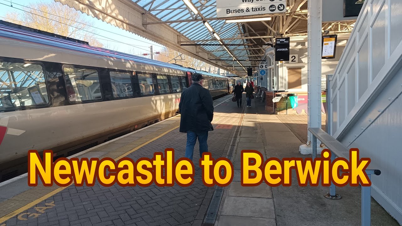 A train ride from Newcastle to Berwick - YouTube
