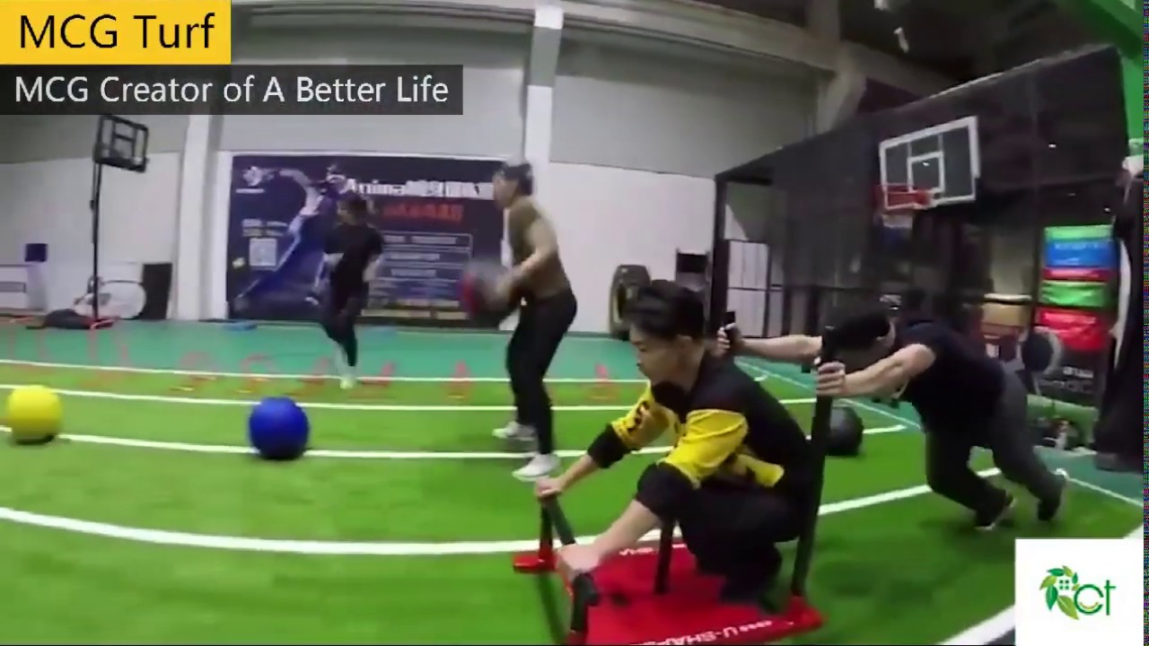 MCG Artificial Turf for Gym - YouTube