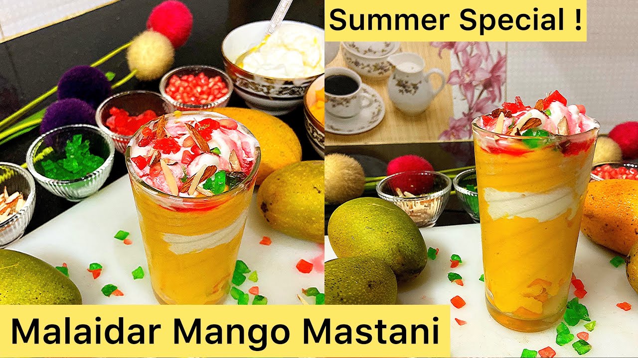Malaidar Mango Mastani 🥭🥭 ~ Summer Special 🍧 - YouTube