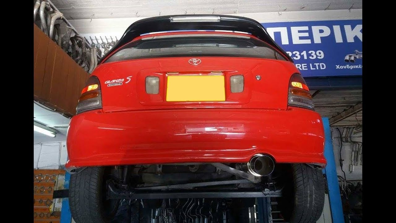 Toyota Glanza s with a cat-back system and Twister sport muffler with ...