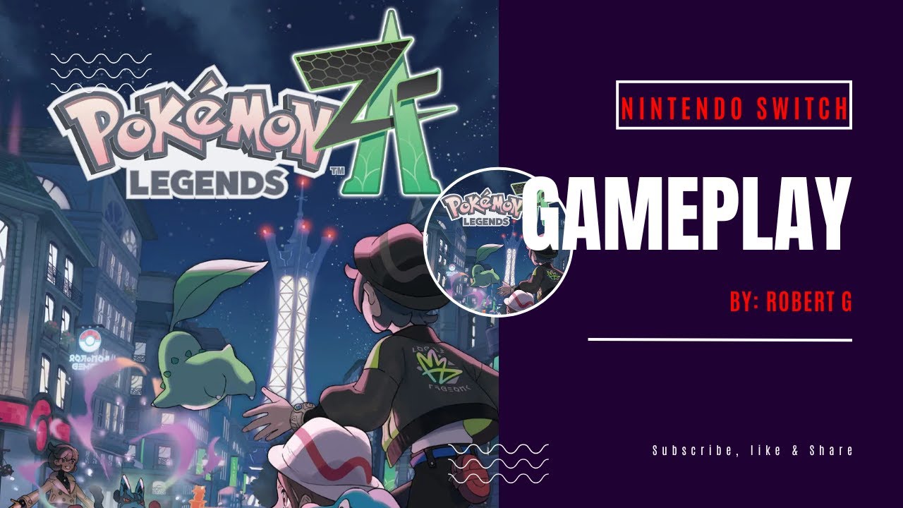 Pokémon Legends: Z-A Nintendo Switch Gameplay - YouTube