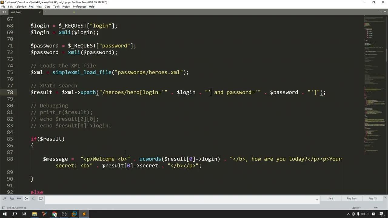 bWAPP (bee-box) - XML/XPath Injection (Login Form) | XPath 注入 | bWAPP 教學 | bWAPP tutorials - YouTube