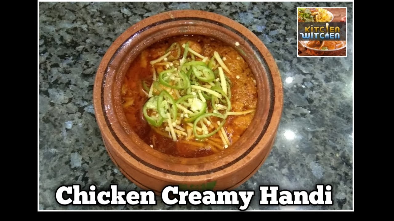 | Chicken Creamy Handi | Dawat Special | - YouTube