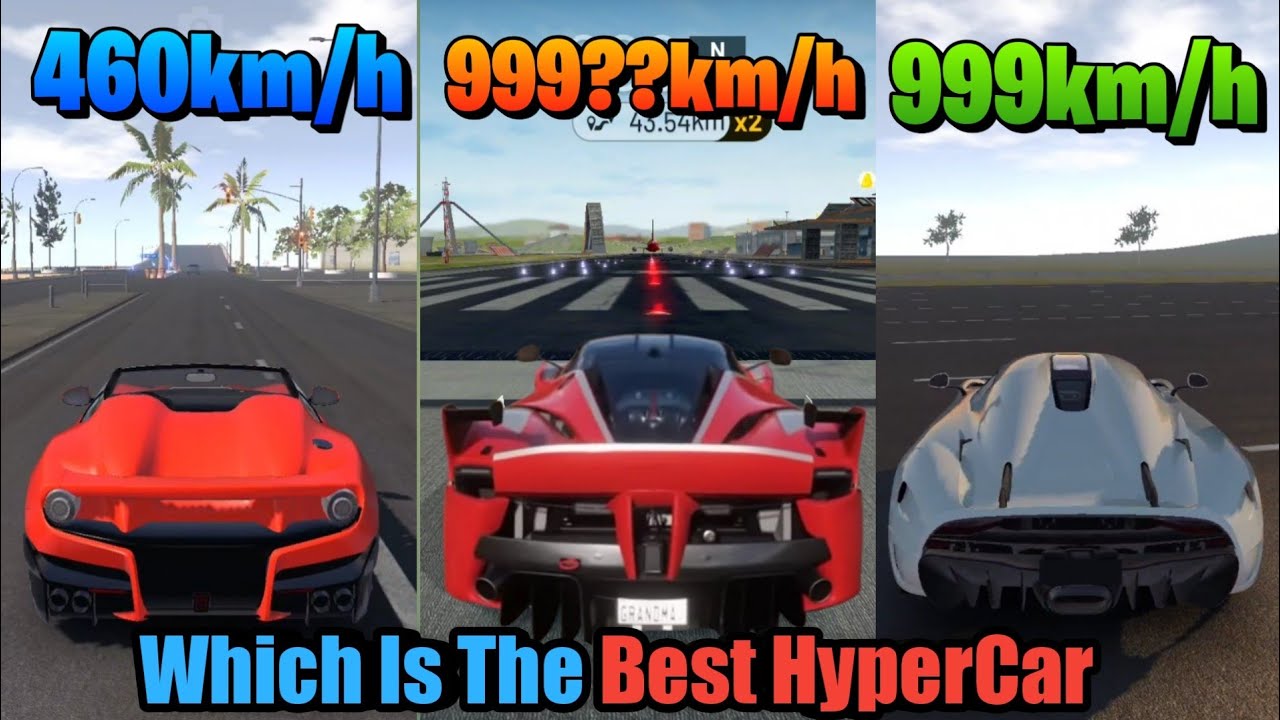 Which Is The Best Hyper Car? Extreme Car Driving Simulator VS Real ...