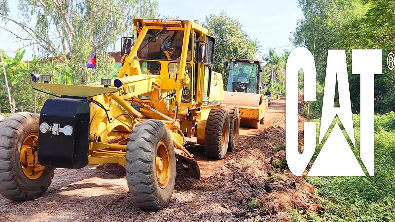 An incredible new project has begun! Large machinery, earthmoving ...