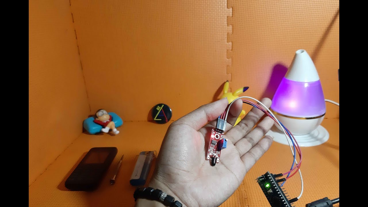 Cara Mengakses Dan Pemrograman Sensor Api Ky 026 Flam