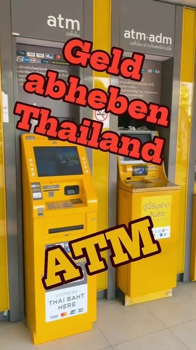 ATM Tutorial, Geld abheben in Thailand #travel #atm #travelvlog #tutorial #hacks #thailand # ...