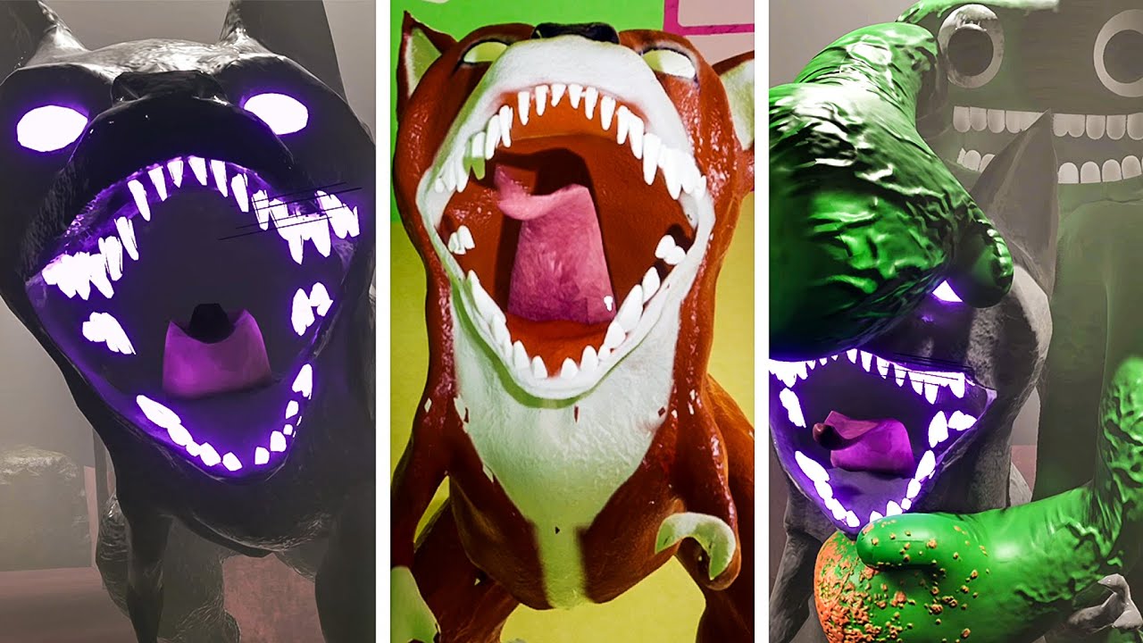 Garten of Banban 1,2,3,4,6,7 - All Kittysaurus Scenes and Boss Fight ...