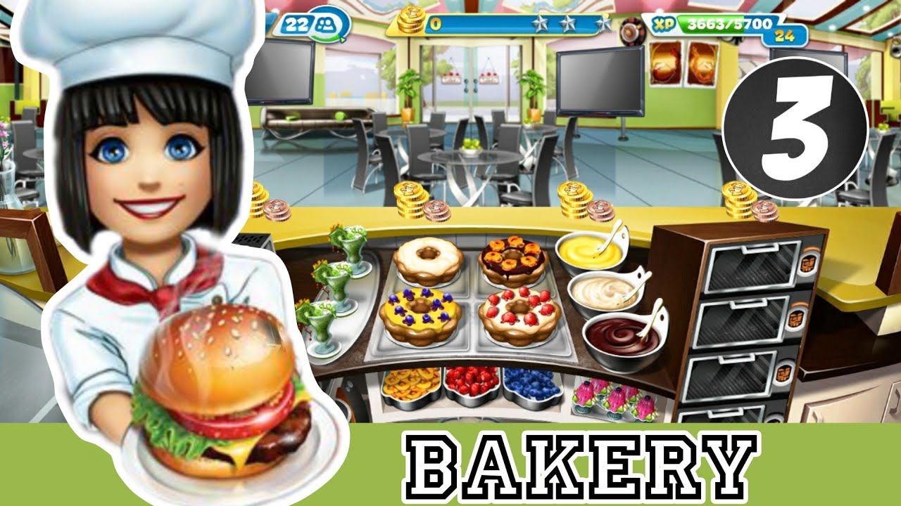 Cooking Fever Bakery Gameplay part 03 [Unlimited money/Unlimited gems ...