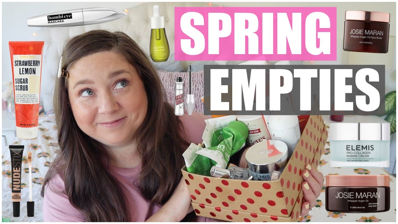 HUGE Spring Empties! I've Used Up Some Expensive Shiz! | May 2023 - YouTube