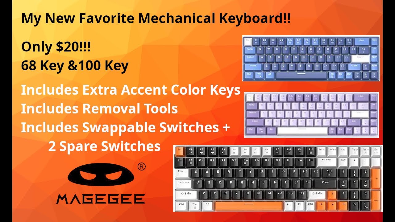 MageGee 100 key & 68 Key Mechanicals: The Best Value Mechanical ...