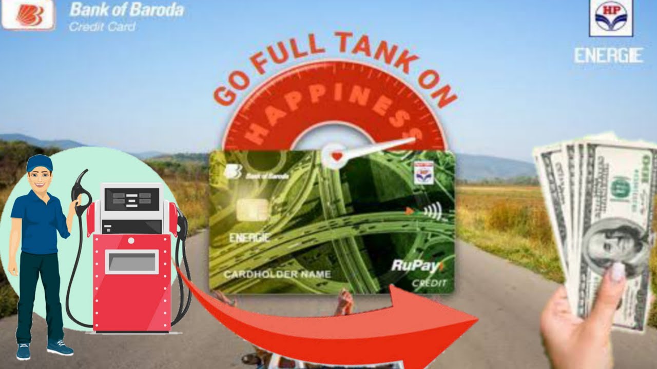 Bob Hpcl energie credit card launched , Purschase fuel earned cashback ...
