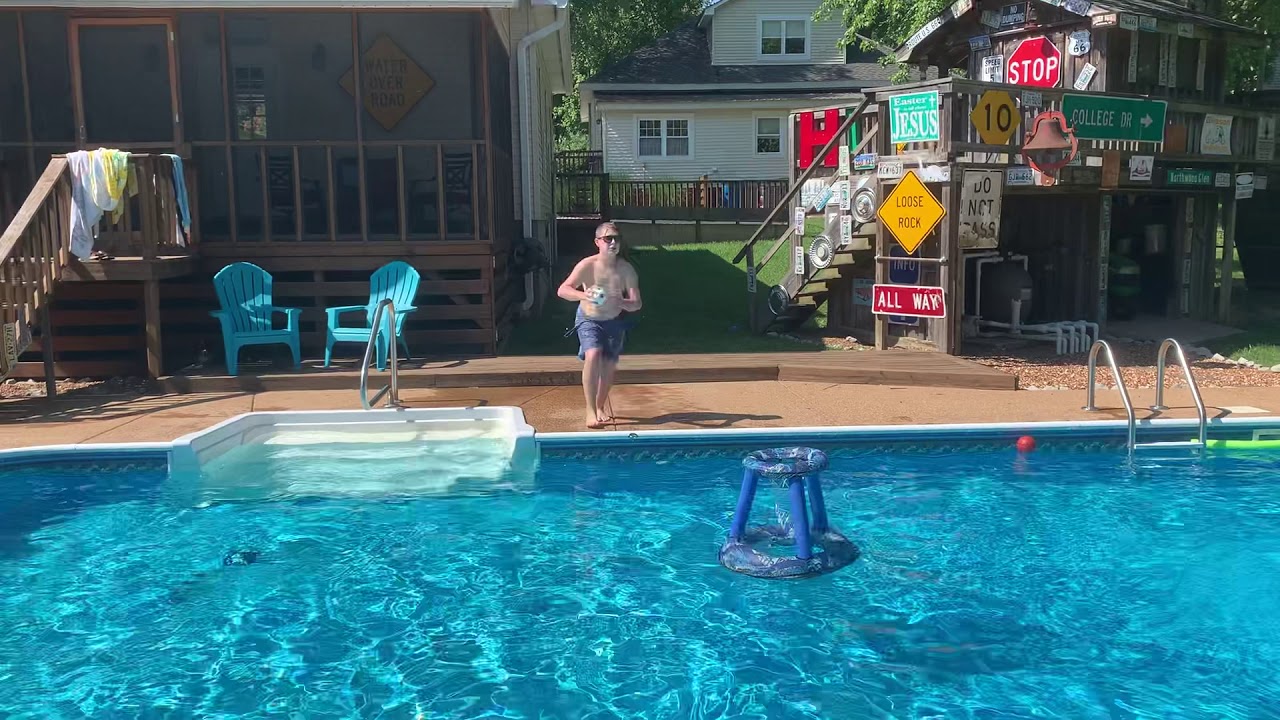 Dunk 14 pool - YouTube