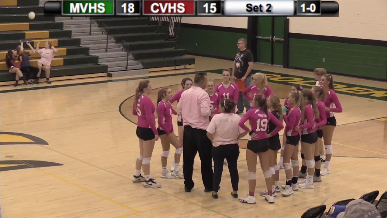 VistaNow MVHS vs. CVHS Girls Volleyball Highlights - YouTube
