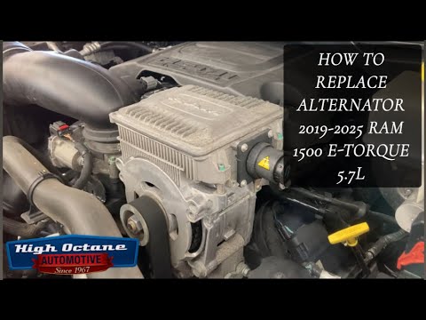 2019-2025 RAM 1500 5.7L E-Torque Alternator Removal How-To - YouTube