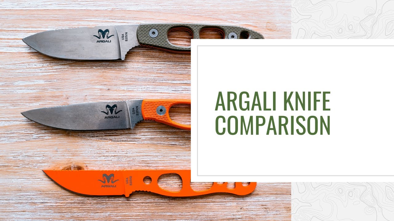 Backcountry Hunting Knives - Argali's 2021 Lineup - YouTube