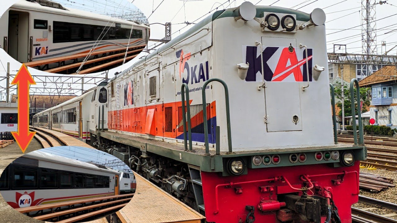 Melihat dari dekat LOGO KAI TERBARU di Kereta Premium, Eksekutif ...