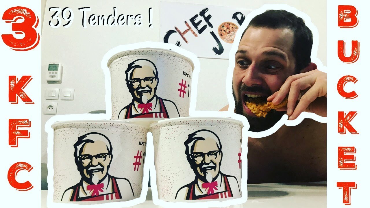 3 KFC BUCKET CHALLENGE - YouTube