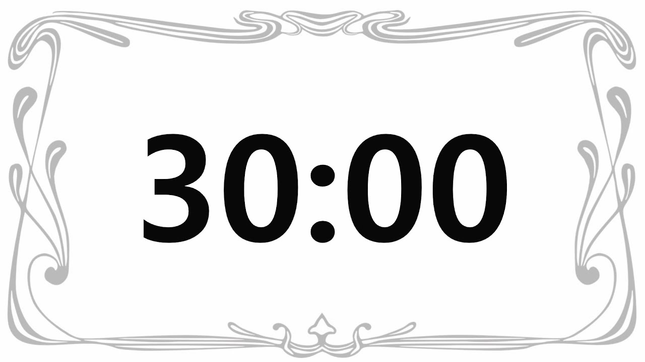 30 minute Timer & Alarm : Simple Countdown Timers for Any Occasion ...