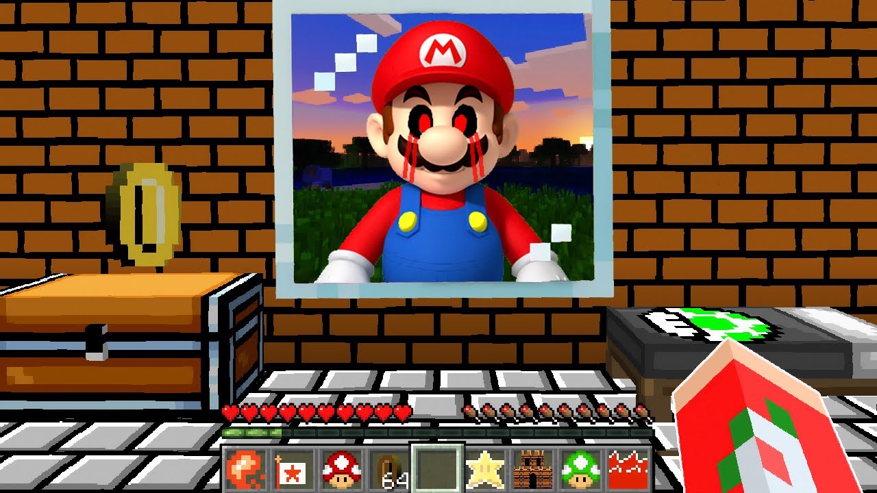 SOBREVIVA AO MARIO BROS.EXE ÁS 3:00 DA NOITE NO MINECRAFT - YouTube